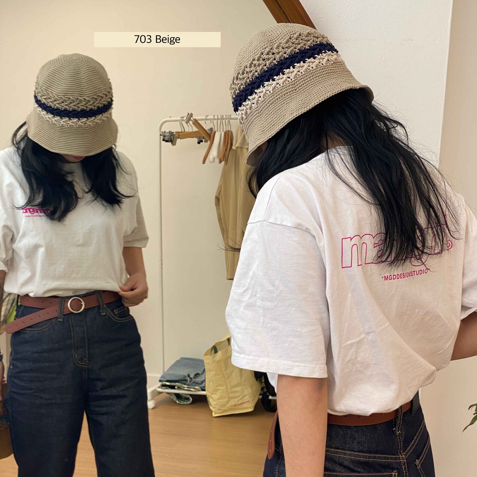 DIY Crochet Bag Package: Yarn and Pattern Olio Bucket Hat | Etsy