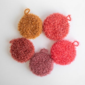 DIY Crochet Scrubber Pattern - Basic Round Crochet Scrubber, Perfect ...