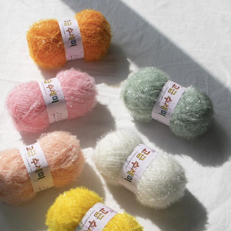 Colorful Scrubber Yarn (80g), DIY Knit Luffa Yarn - Etsy
