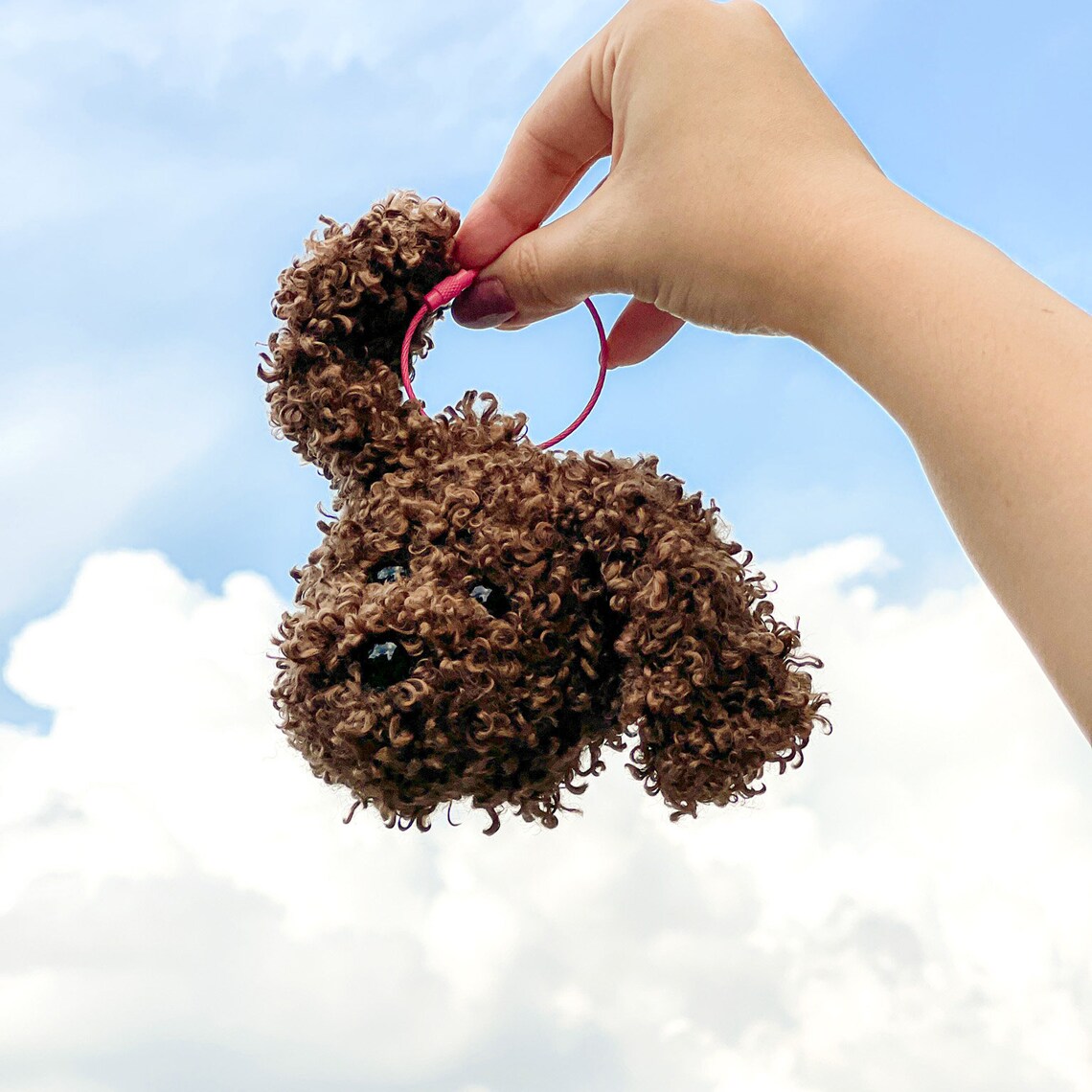 DIY Key Ring Package: Yarn and Pattern - Nuvole Mummer Key Ring ...