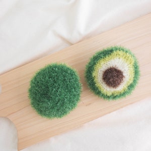 DIY Crochet Avocado Scrubber Kit: Yarn & Printed Pattern - Etsy