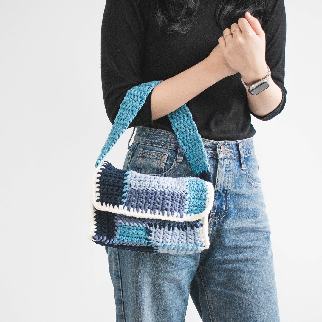 Crochet Denim Bag Pattern – DIY Bridge Bag (PDF Pattern) - Etsy
