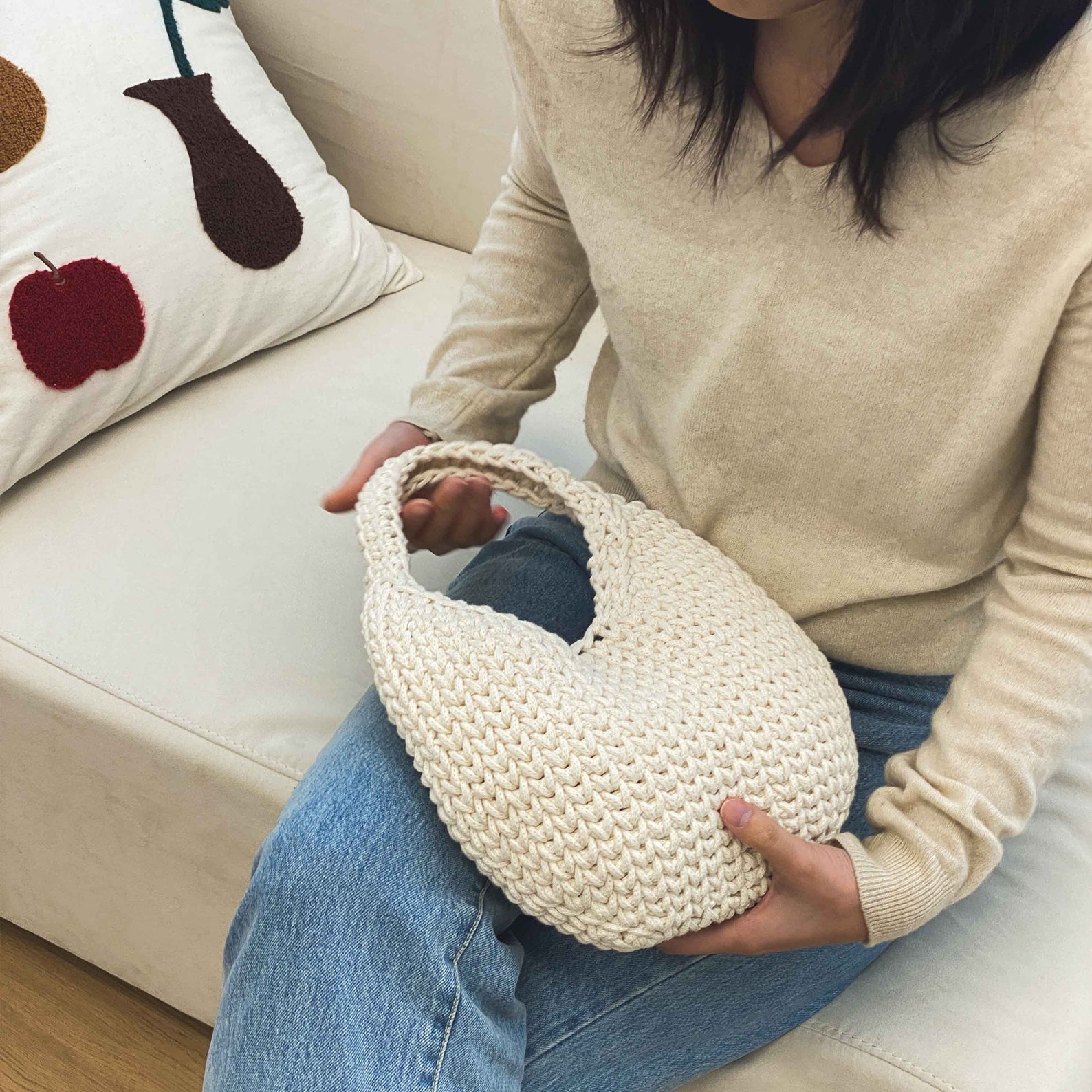 DIY Crochet Bag Pattern Emilli Egg Bag Downloadable Pattern - Etsy