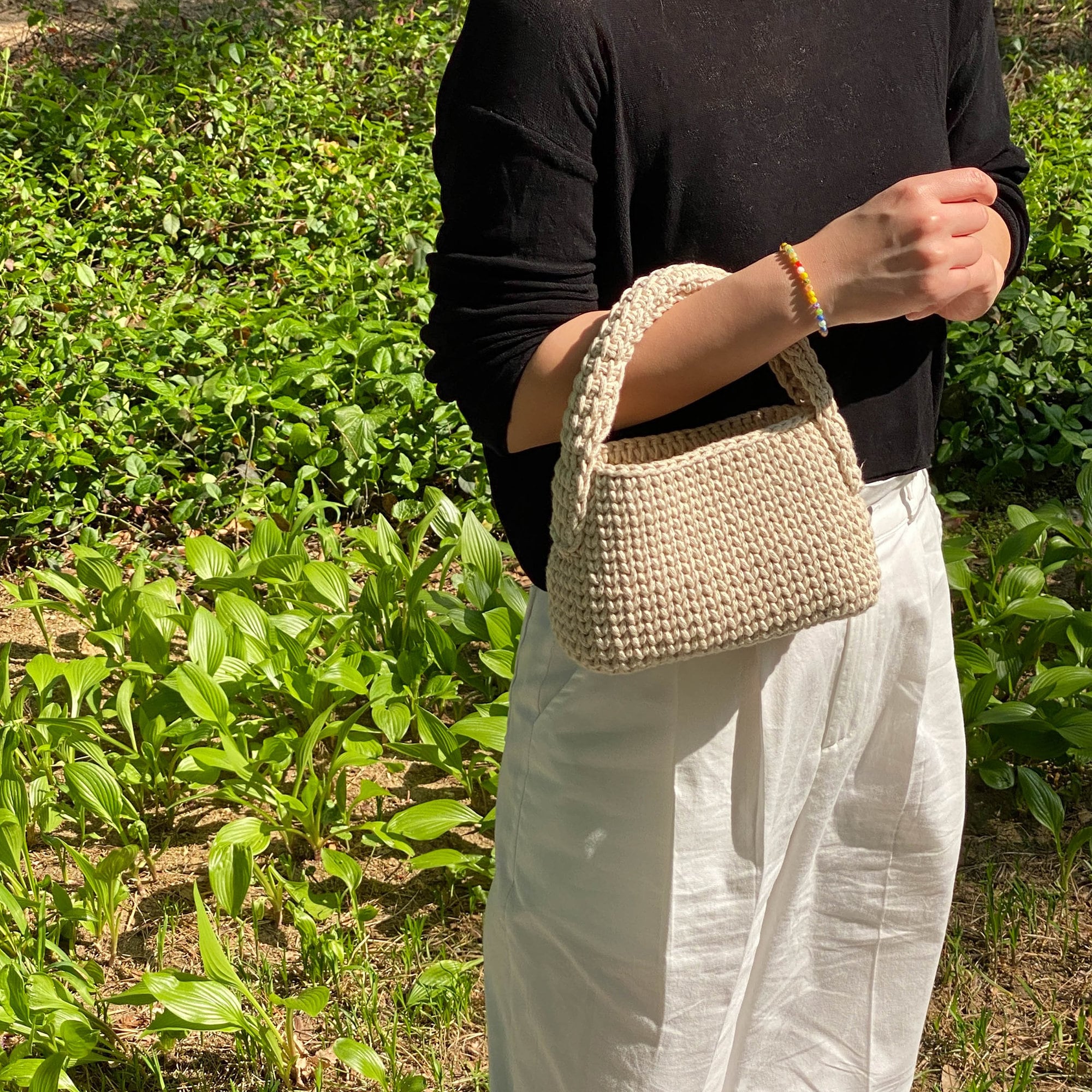 DIY Crochet Bag Pattern: Emilli Lego Bag, Crochet Bag, Cute, Easy Tote ...