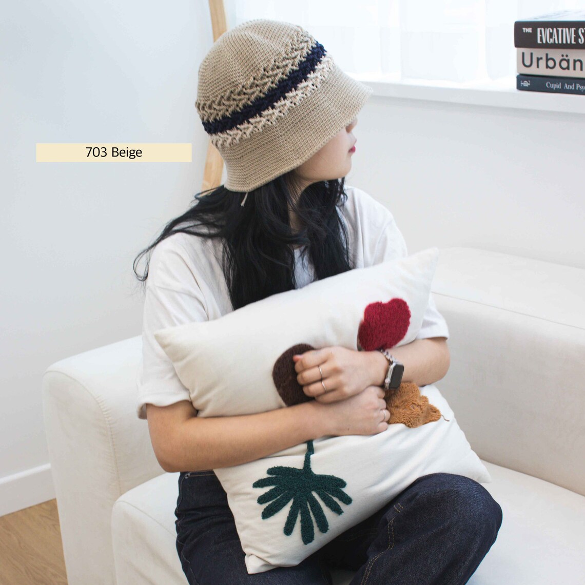 DIY Crochet Bag Package: Yarn and Pattern Olio Bucket Hat | Etsy