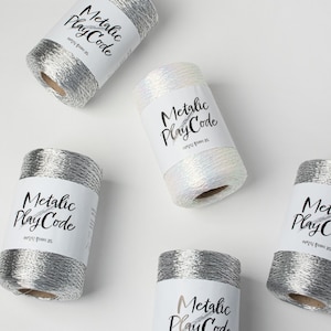 Metallic Play Code Yarns (250g) : Crochet, Knitting and More, Polyester ...