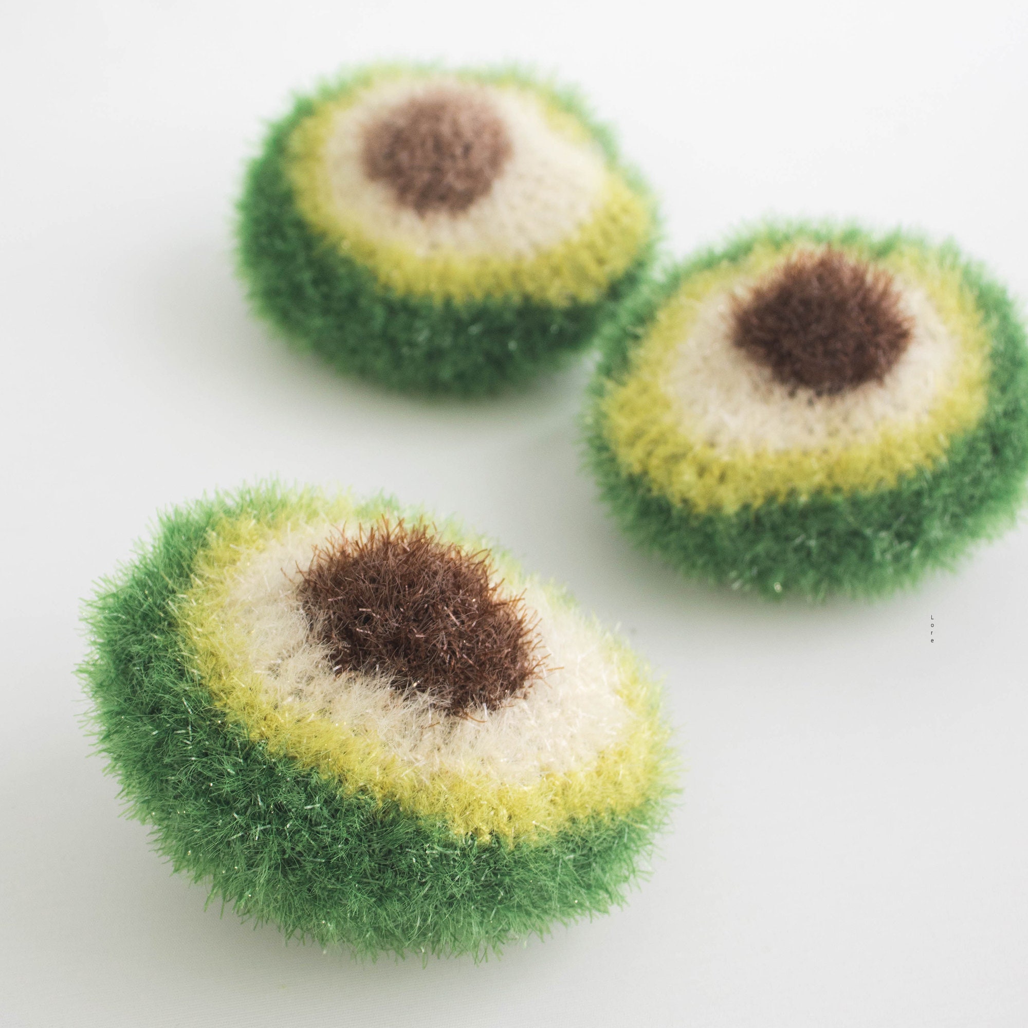 DIY Crochet Scrubber Pattern Avocado Crochet Scrubber Make | Etsy