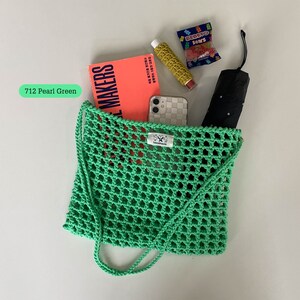 DIY Crochet Bag Pattern - Mini Milli Summer Net Bag Crochet Pattern ...