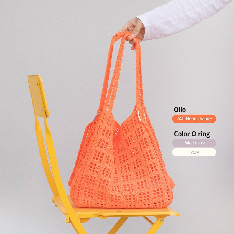 DIY Crochet Bag Package: Yarn and Pattern Accessories Olio - Etsy