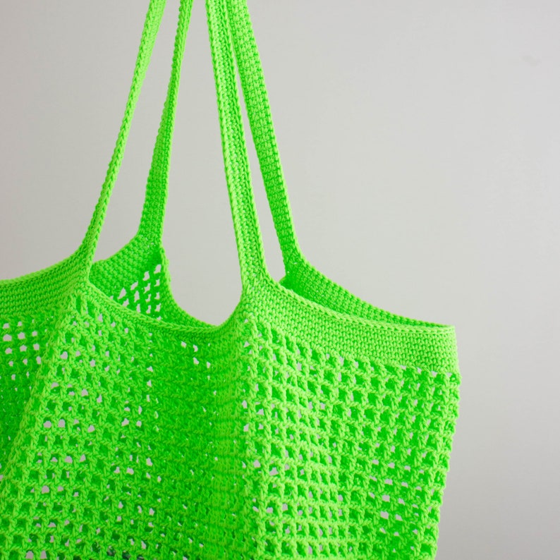 DIY Crochet Bag Pattern Beach Net Bag Downloadable Pattern - Etsy