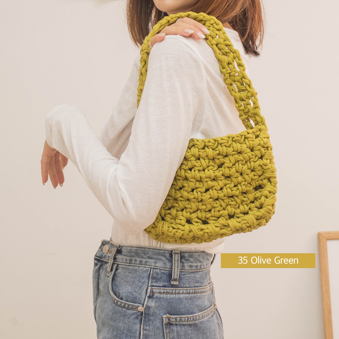 GYB DIY Crochet Package: Renaissance Mini Hobo Bag - Yarn, Tools and ...