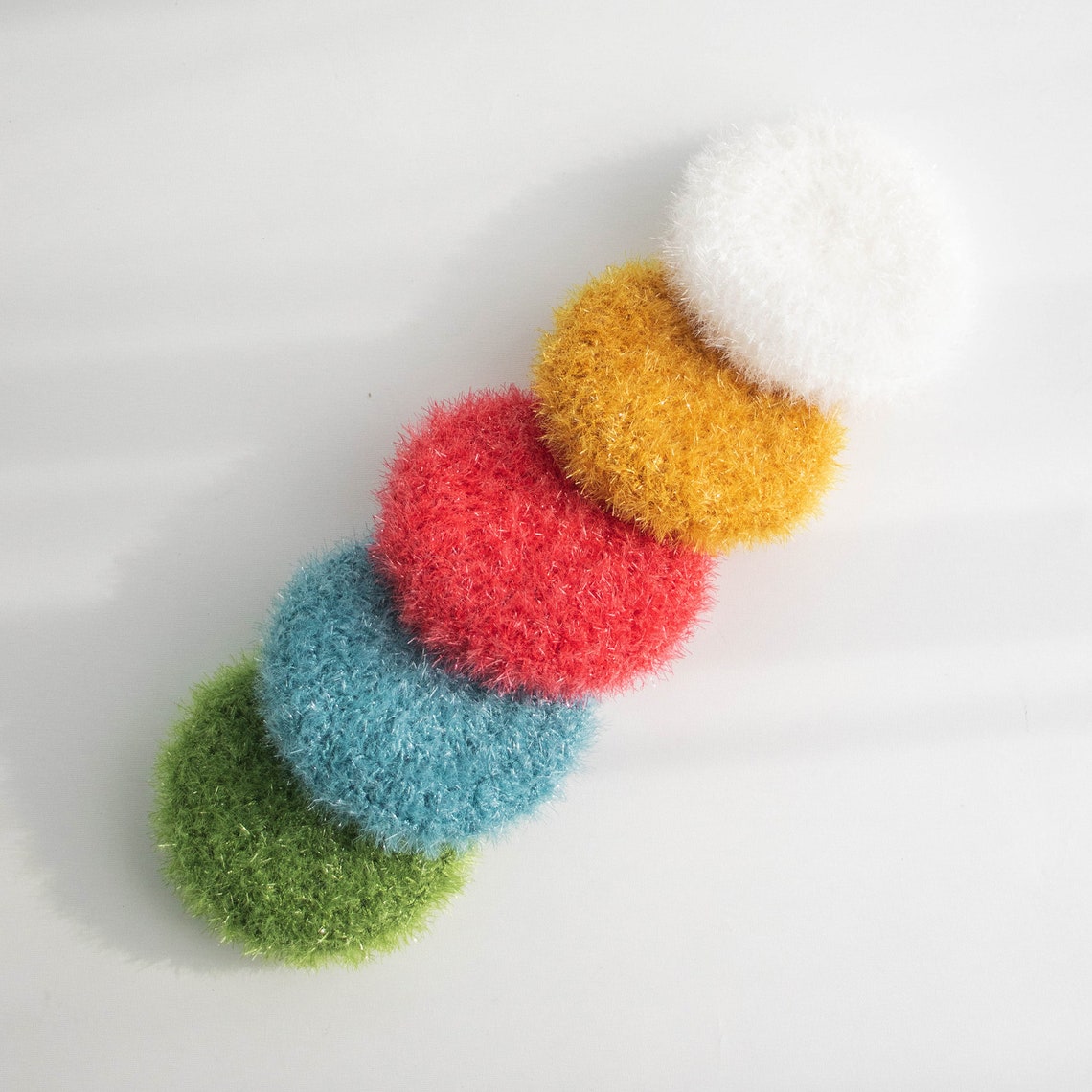 DIY Crochet Scrubber Pattern Basic Round Crochet Scrubber | Etsy