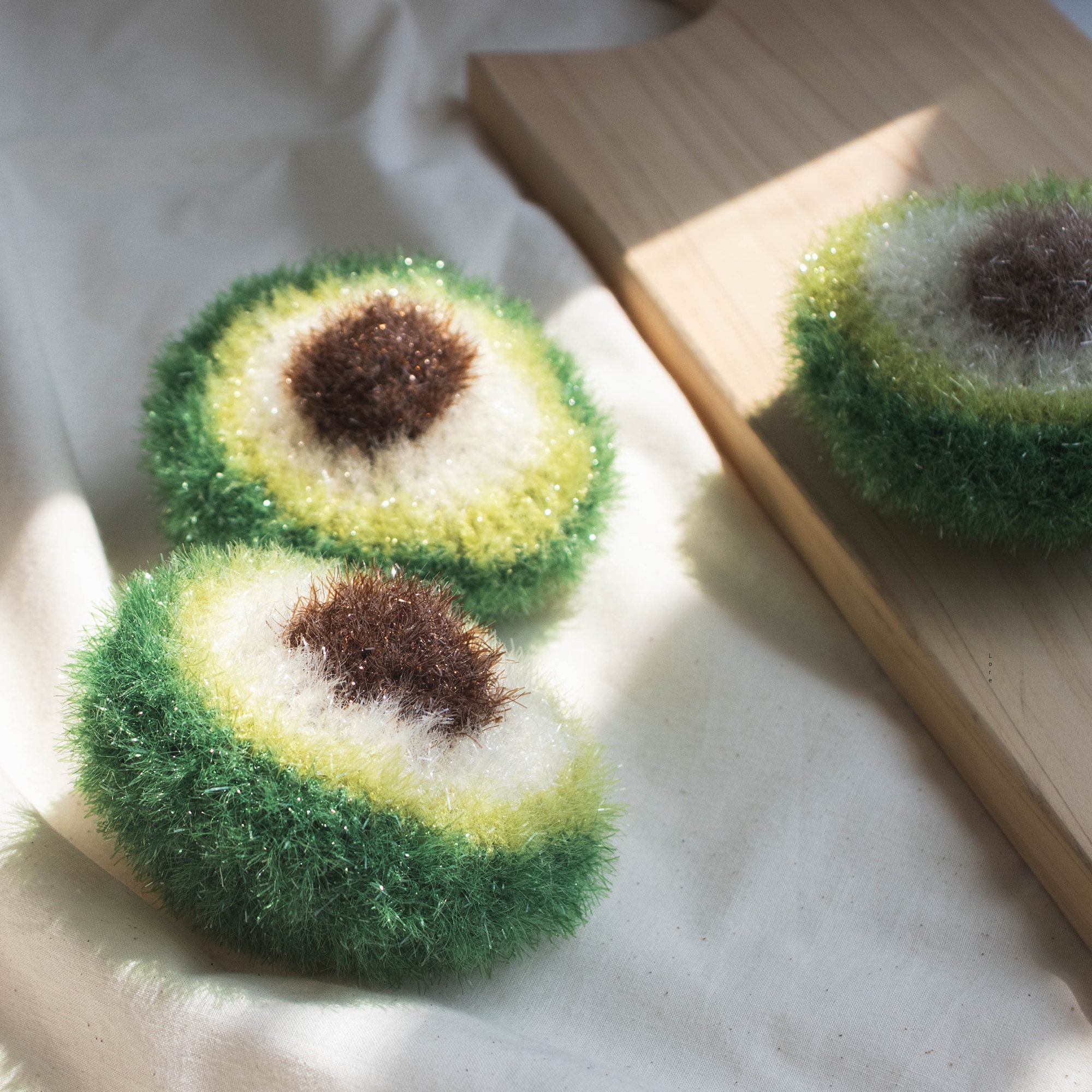 DIY Crochet Scrubber Pattern Avocado Crochet Scrubber Make | Etsy