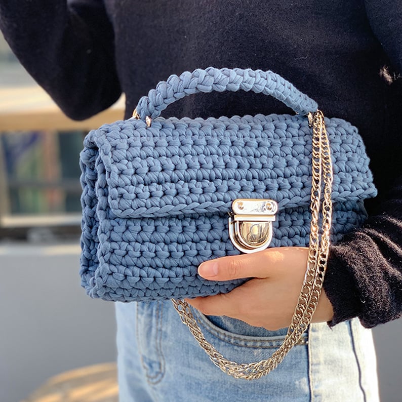 DIY Crochet Bag Pattern Renaissance Satchel Bag Downloadable | Etsy