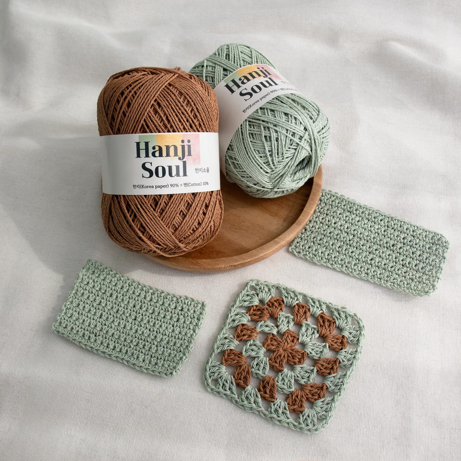 Traditional Korean Paper Crochet Yarn [hanji Soul (50g)] Hanji, Cotton ...
