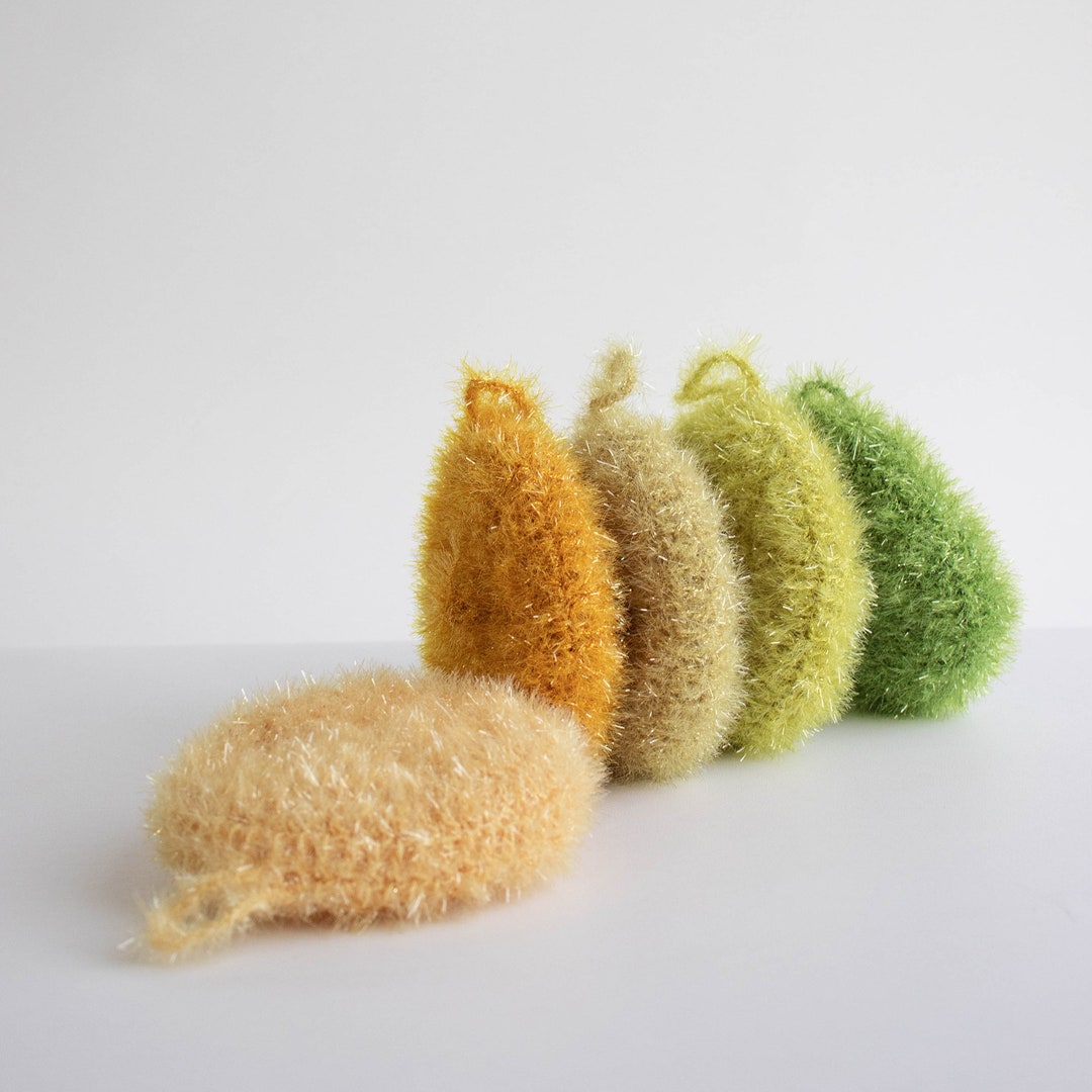 DIY Crochet Scrubber Pattern - Basic Round Crochet Scrubber, Perfect ...