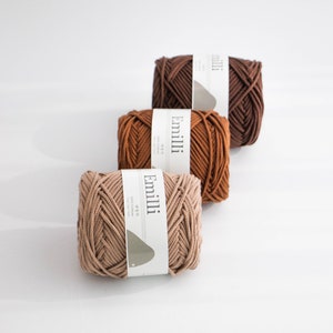 Emilli Yarn (350g): Crochet, Knitting and More, Cord Yarn Perfect for ...