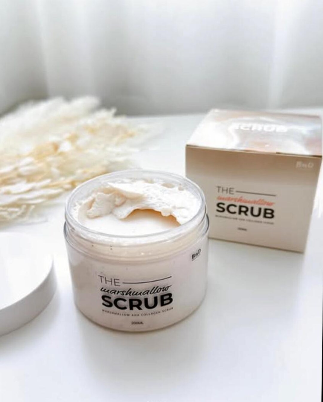 AHA Marshmallow Body Scrub: Gentle Exfoliating Collagen Care - Etsy