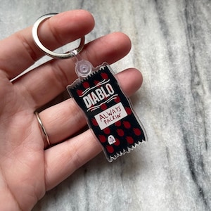 Taco Bell Diablo Sauce Packet Keychain - Etsy