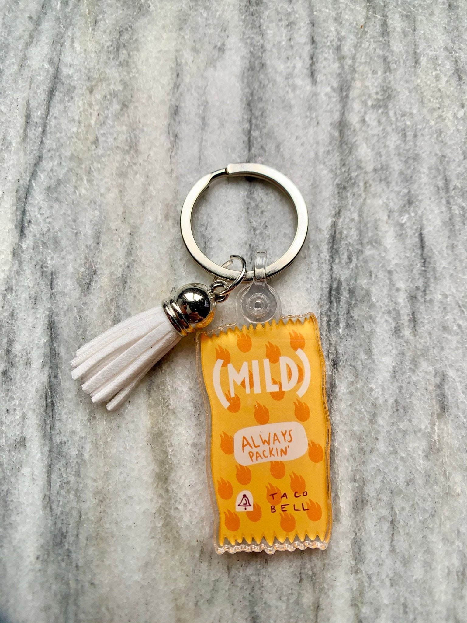 Taco Bell Mild Sauce Packet Keychain | Etsy
