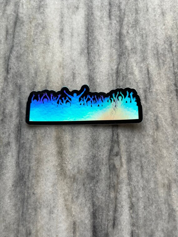Holographic Concert Crowd Sticker Laptop Sticker Notebook - Etsy