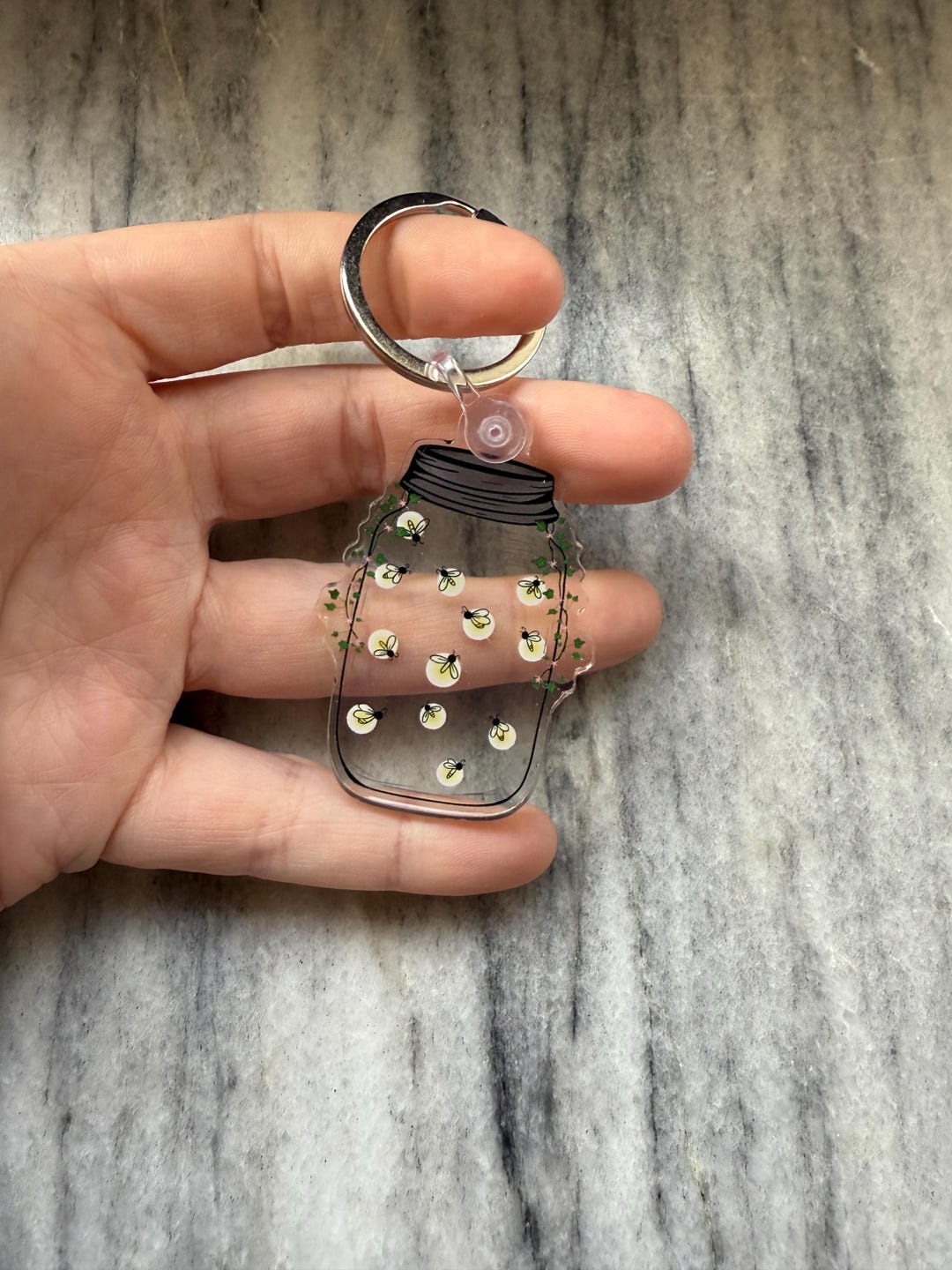 Firefly Jar Keychain - Etsy