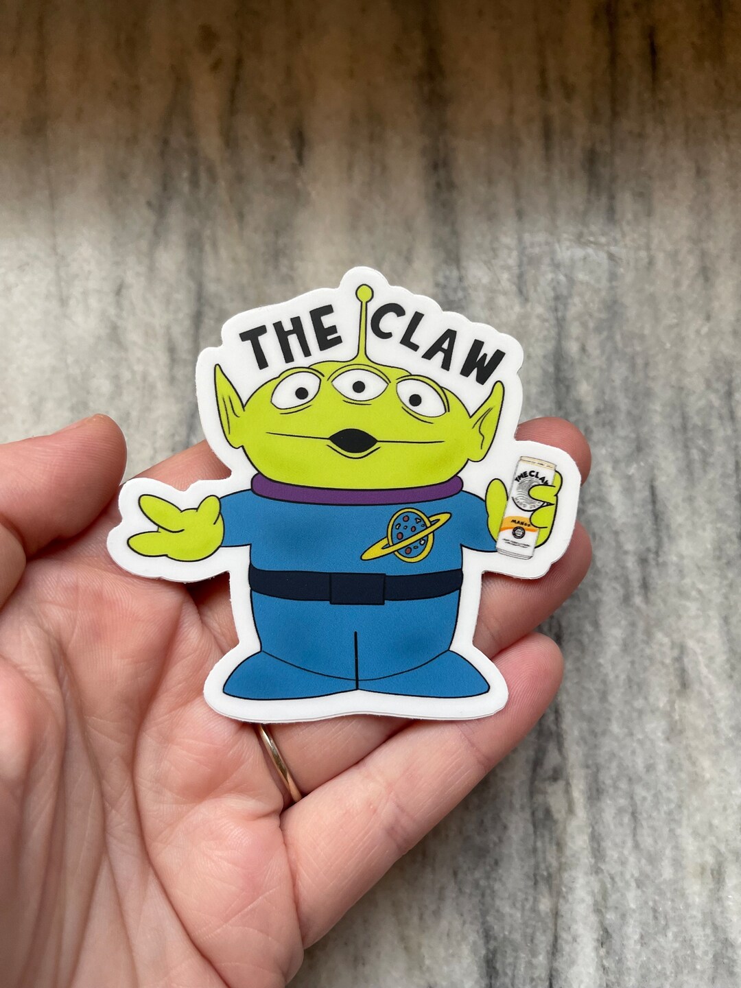 Toy Alien Vinyl Waterproof Sticker - Etsy