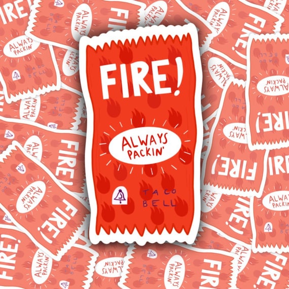 Taco Bell Fire Sauce Packets