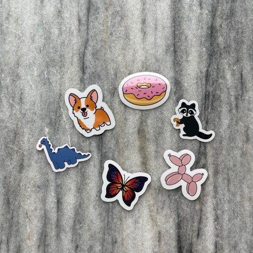 Mini Sticker Pack of 5 Small Stickers for Phone Planner - Etsy