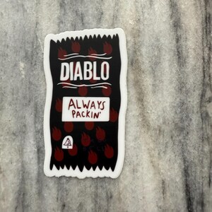 Taco Bell Diablo Sauce Packet Sticker | Laptop Sticker | Notebook ...