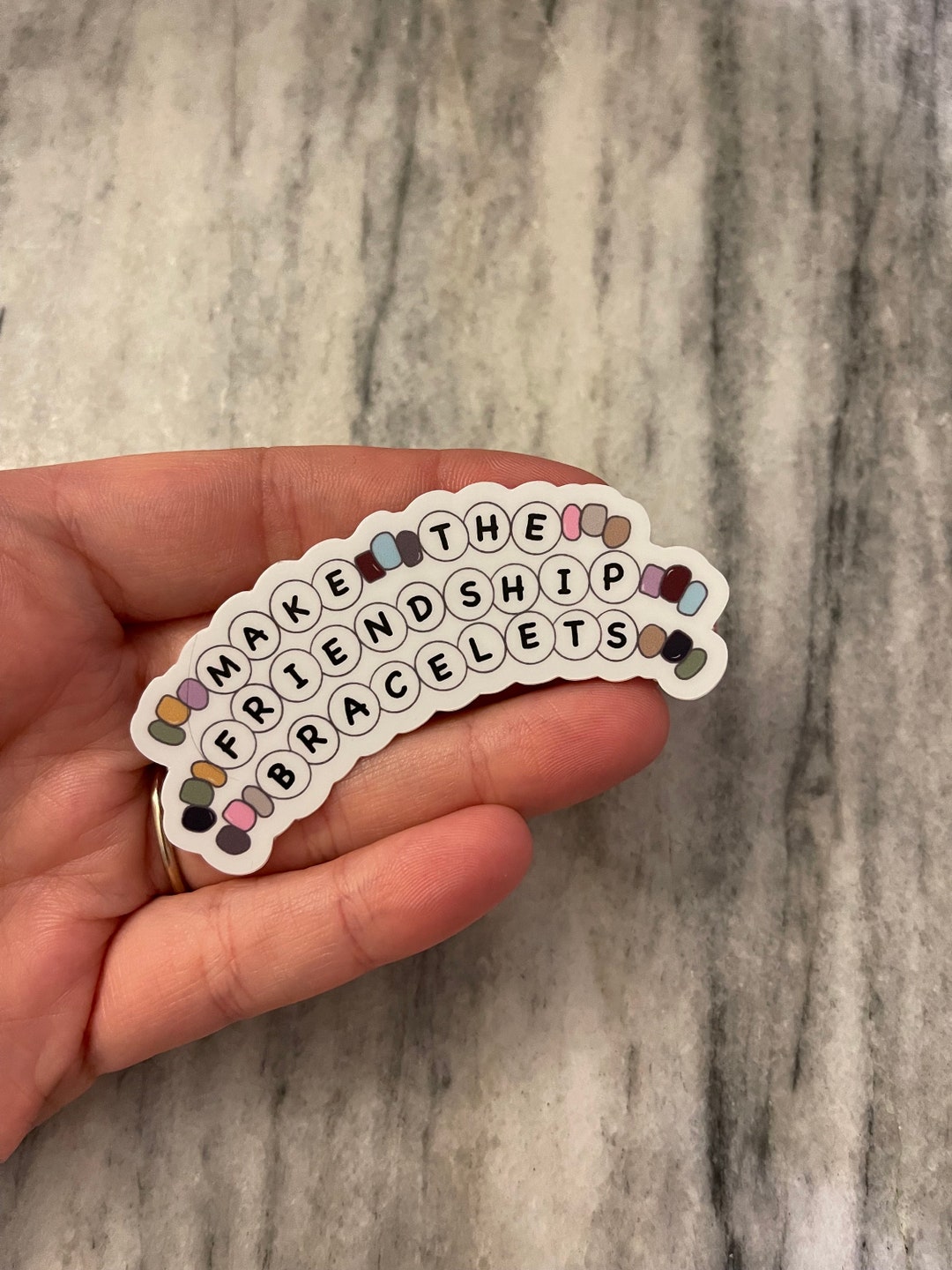 Make the Friendship Bracelets Sticker | Laptop Sticker | Notebook ...