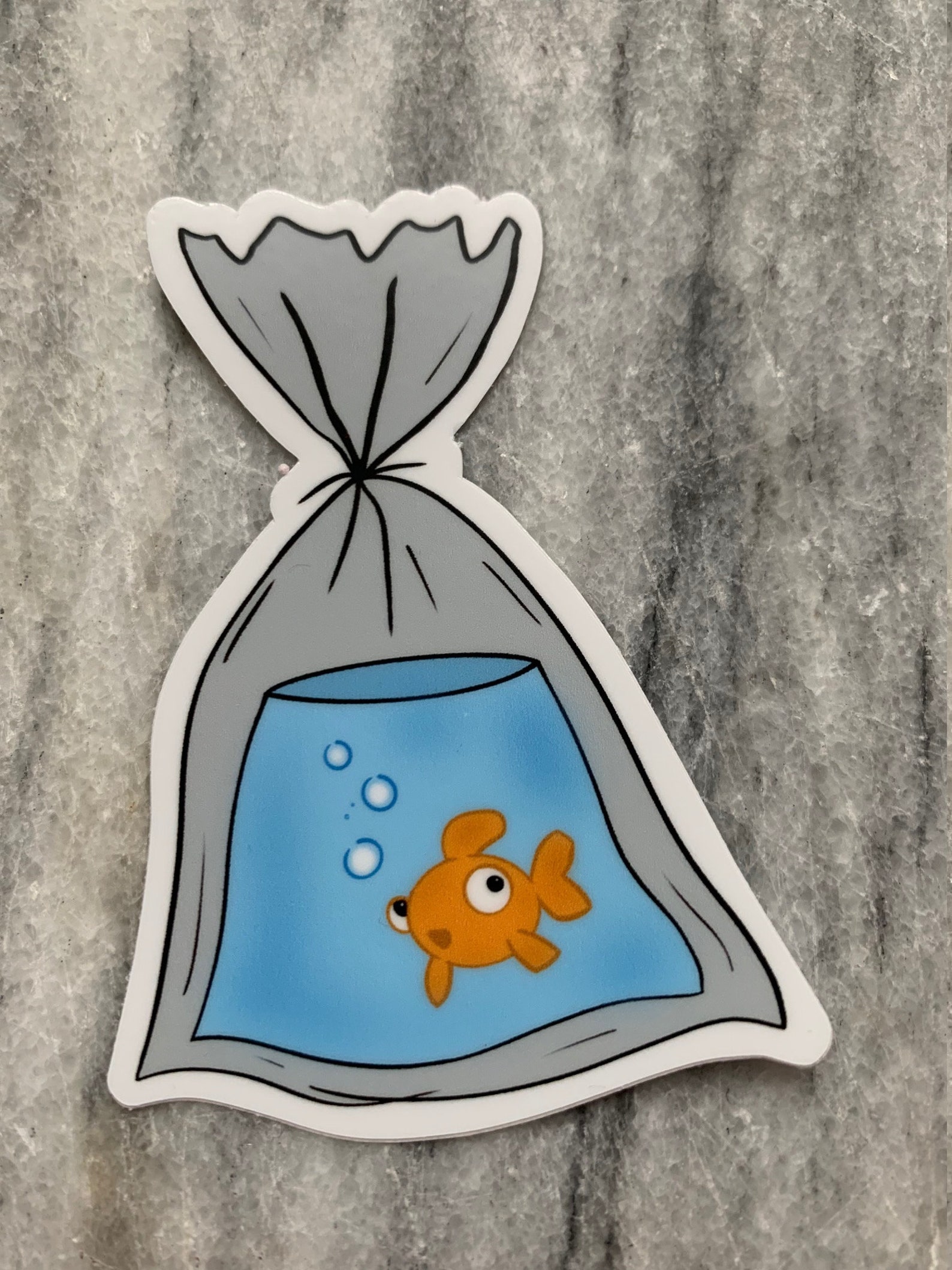 Goldfish | Laptop Sticker | Notebook Sticker | Vinyl Sticker ...