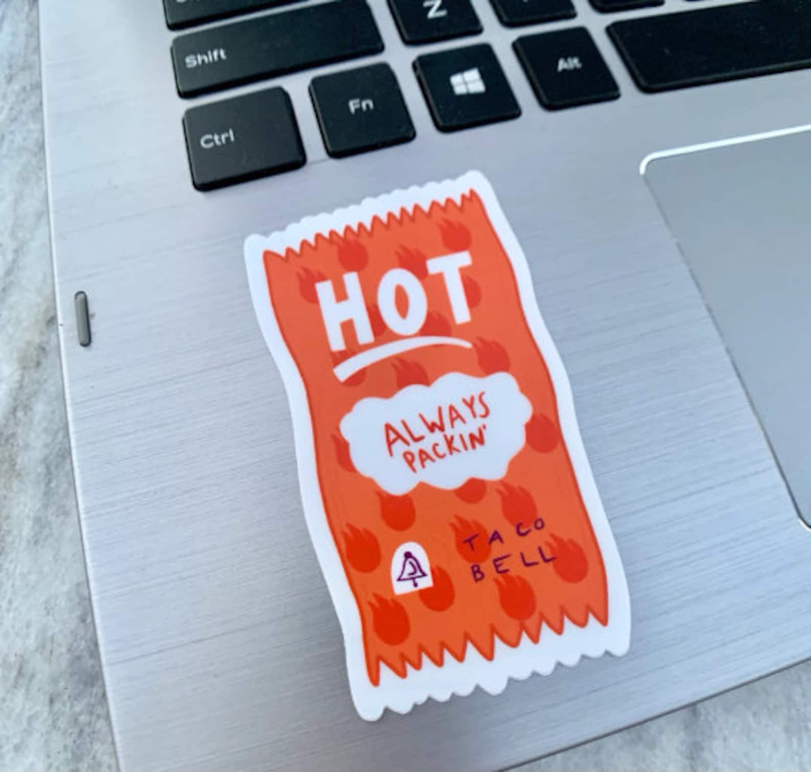 Taco Bell Hot Sauce Packet Sticker Laptop Sticker Notebook | Etsy