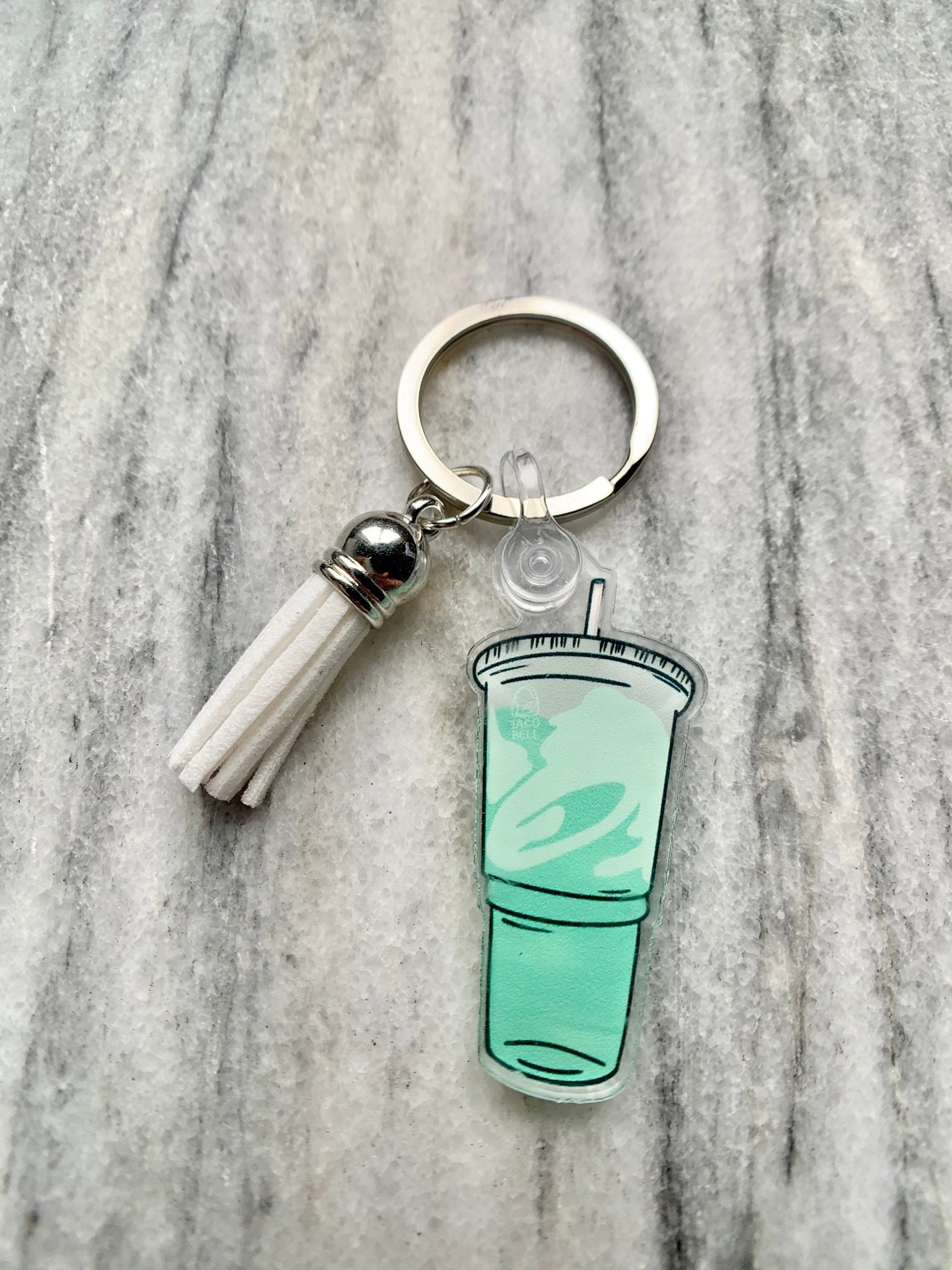 Taco Bell Baja Blast Keychain | Etsy