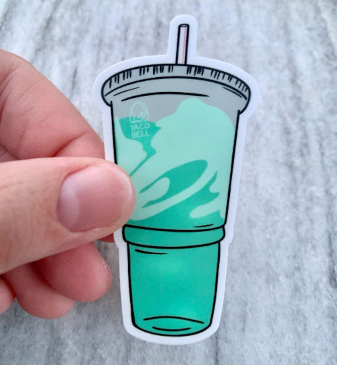 Taco Bell Baja Blast Sticker | Laptop Sticker | Notebook Sticker ...