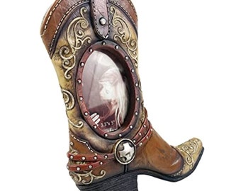 Cowboy Boot Picture Frame - Etsy