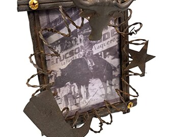 Cowboy Boot Picture Frame - Etsy