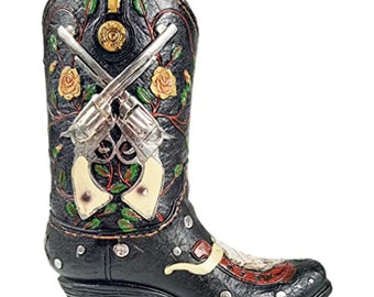 Cowboy Boot Bank - Etsy