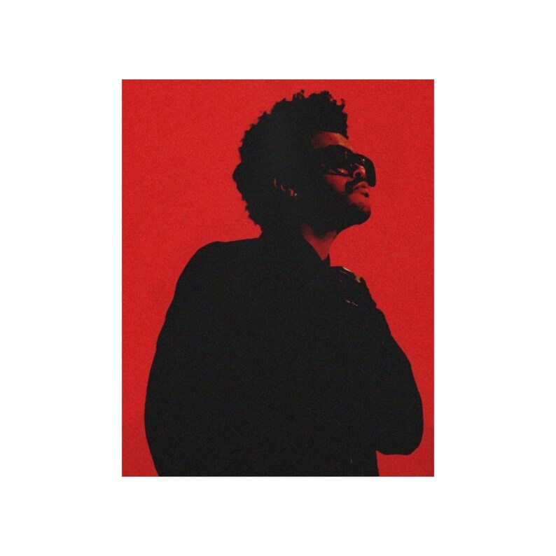 The Weeknd Red Poster for Xo Fans Decor High Quality Wall Art - Etsy Israel