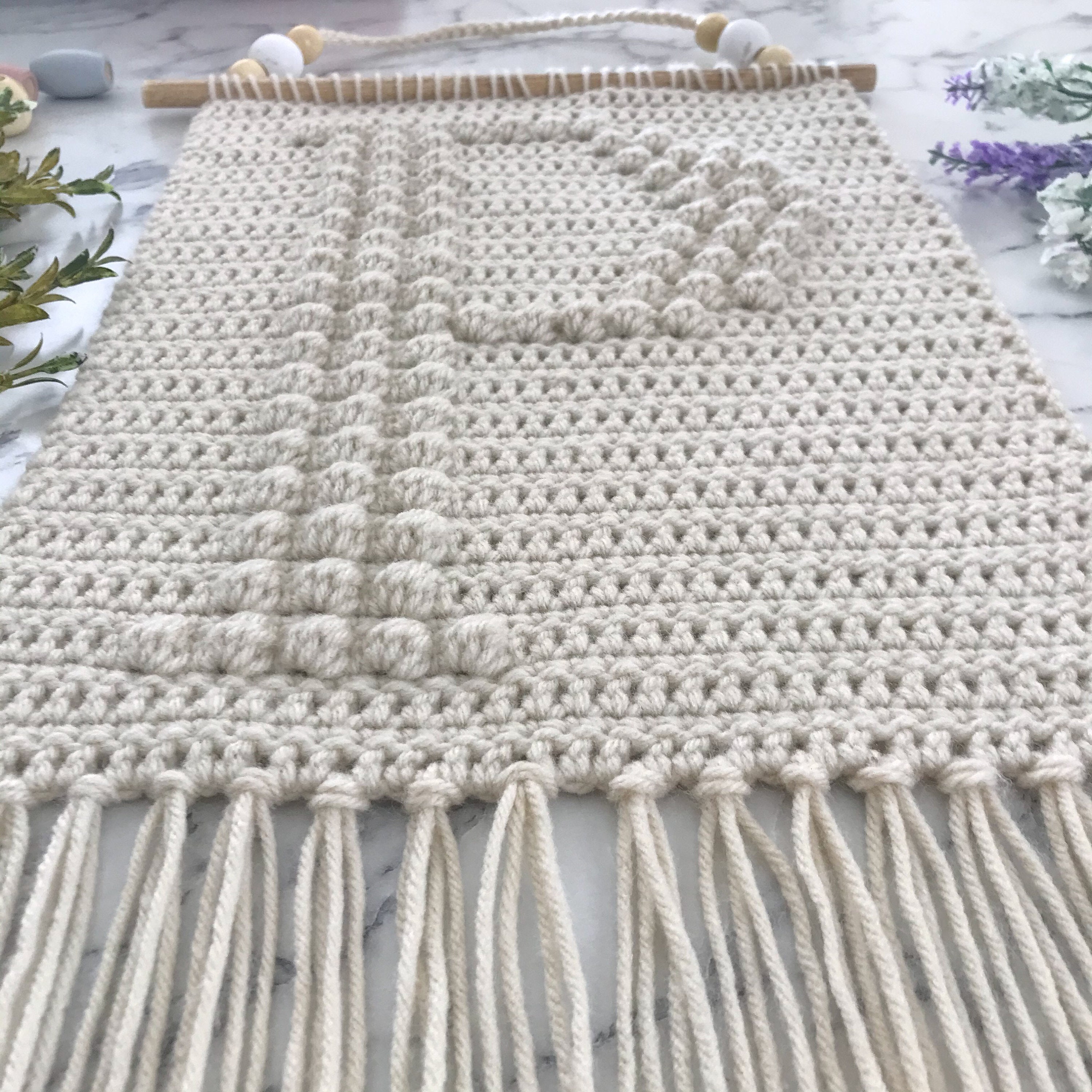 PATTERN | "p" Crochet Wall Hanging - Etsy