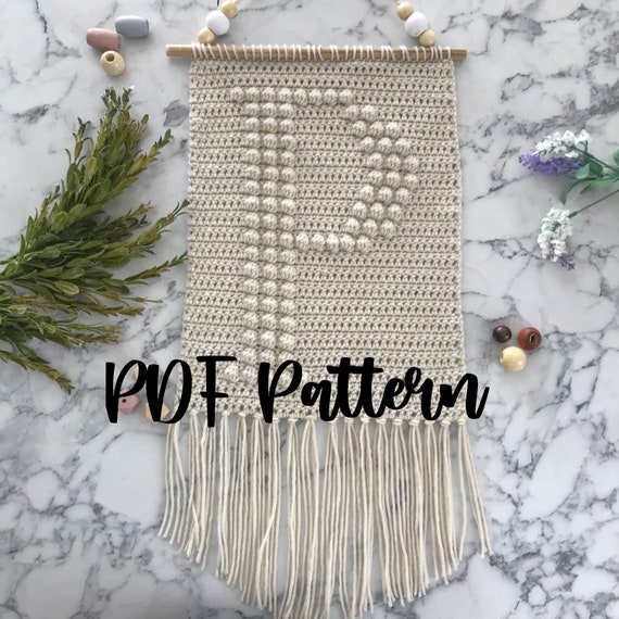 PATTERN p Crochet Wall Hanging | Etsy