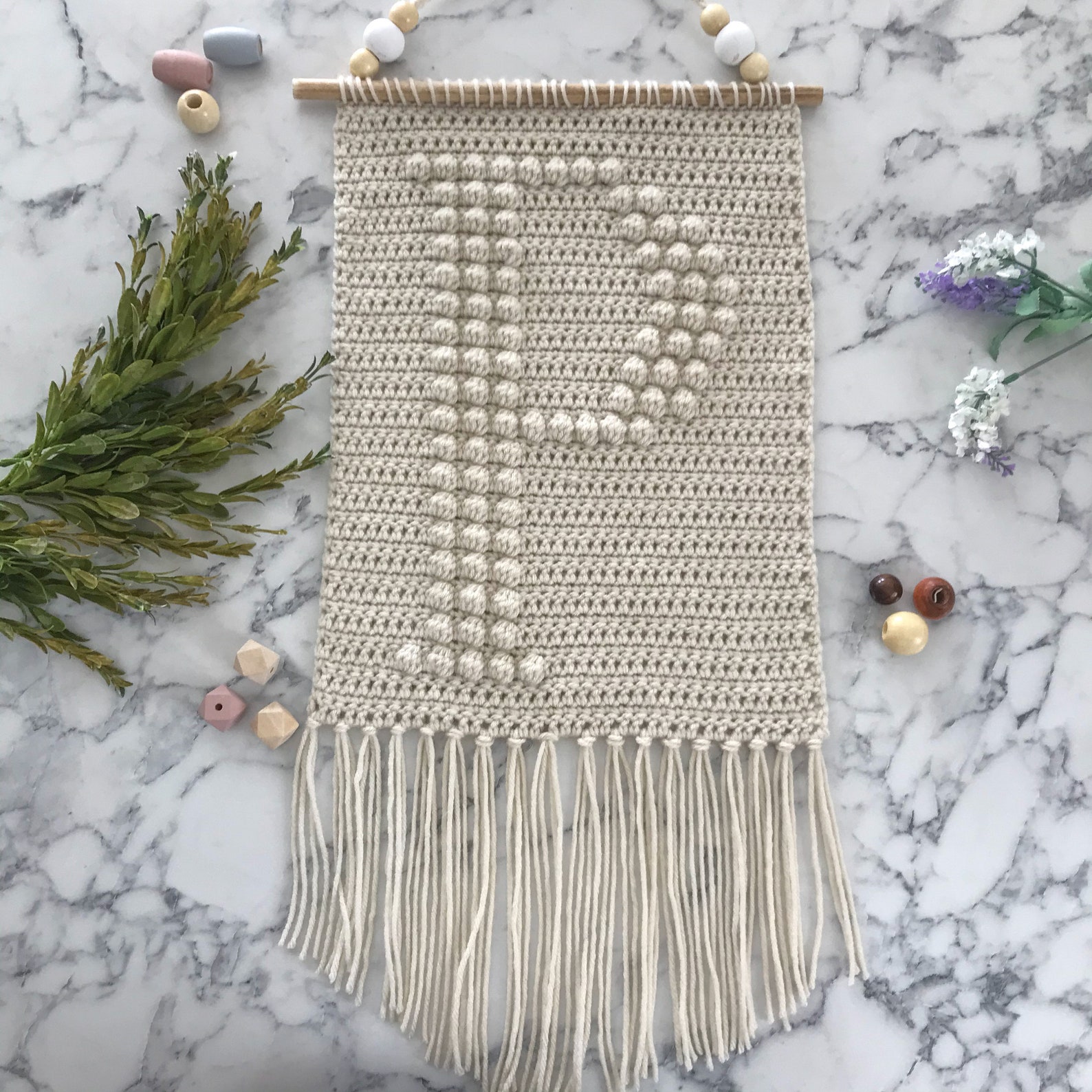 PATTERN | "p" Crochet Wall Hanging - Etsy