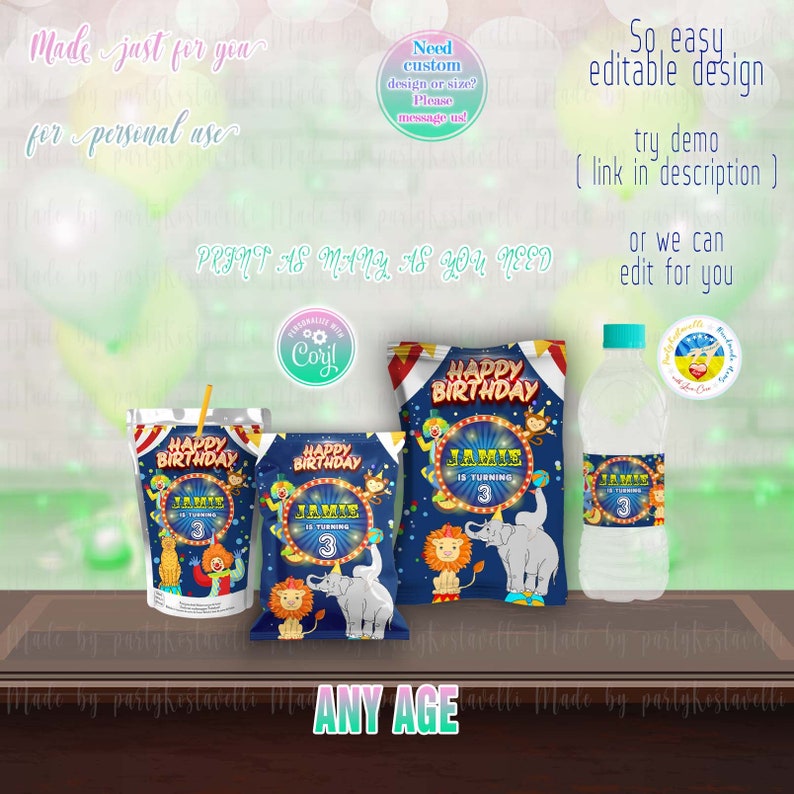 Editable Circus Reward Chart for Kids, Girl Boy Clown Routine Chart ...