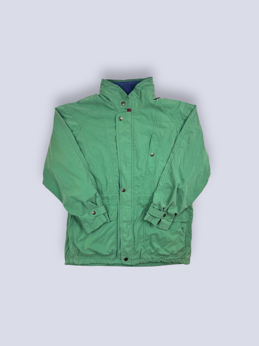 Vintage Unisex Sport Jacket Mens 90s Green Sport Jacket Fits XL - Etsy