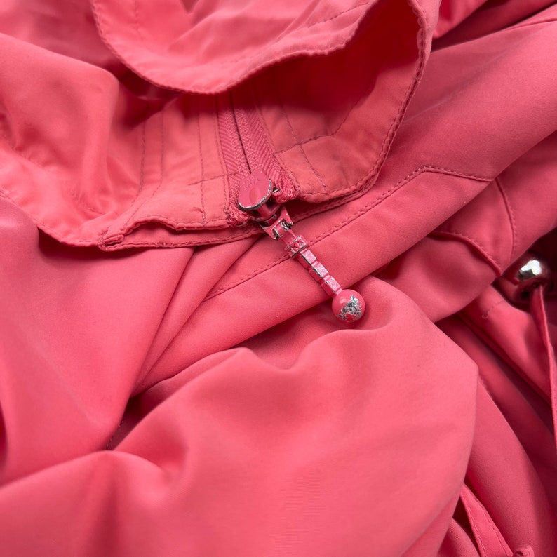 Vintage Womens Neon Pink Parka 80s Pastel Parka Coat 90s - Etsy