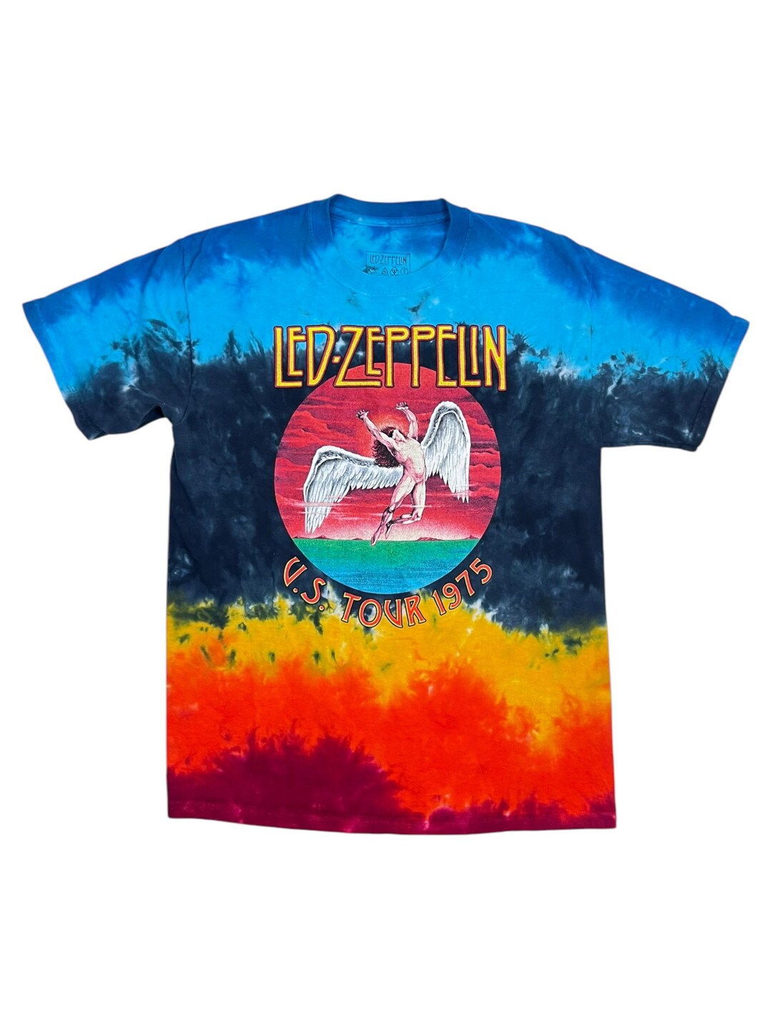 Vintage Led Zeppelin Tee 90s England Rock Band Tee Size M - Etsy