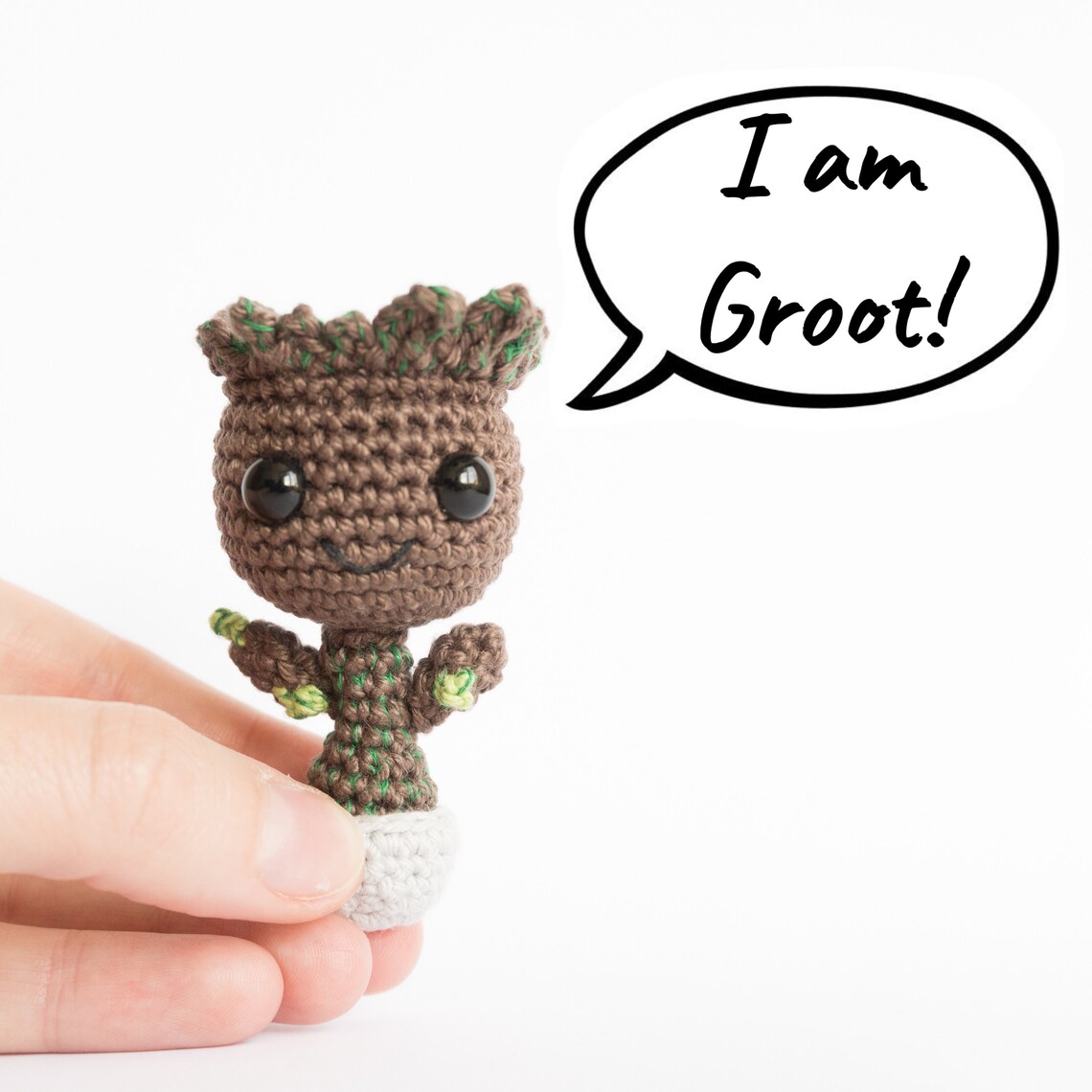 PATTERN: Baby Groot Crochet Amigurumi Pattern - English - Instant PDF ...