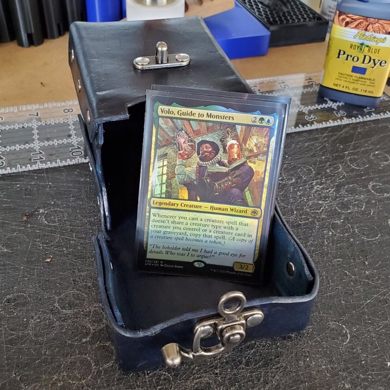 Customizable Leather MTG Deck Box - Etsy