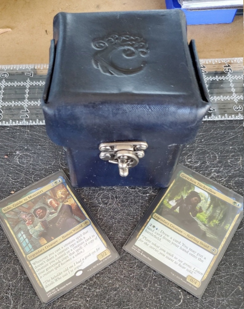 Customizable Leather MTG Deck Box - Etsy