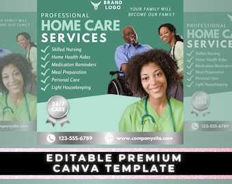 Home Care Flyer, Home Care Services, Home Care Business, Home Care ...